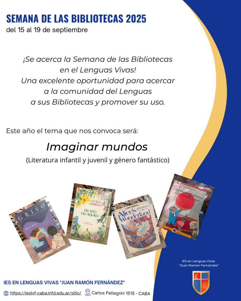 septiembre 2025 – IES en Lenguas Vivas "Juan Ramón Fernández"